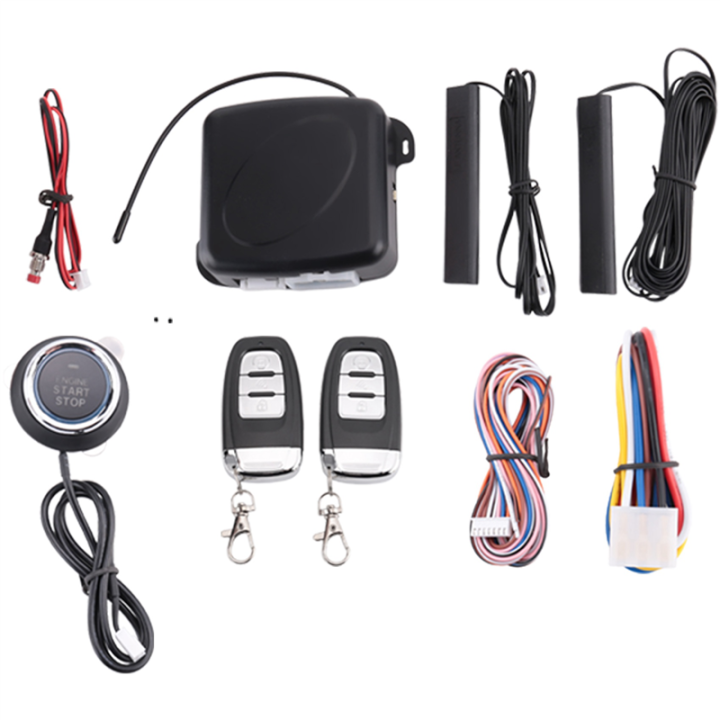 Car SUV PKE Keyless Entry Engine Start Alarm Push Button Start System ...