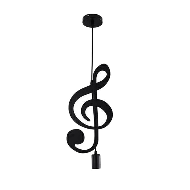 Pendant Light,Iron Ceiling Light Music Note Hanging Light Shade ...