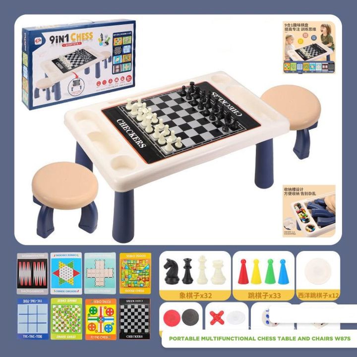 Portable Multifunctional Chess Table Chairs W87S | Daraz.lk