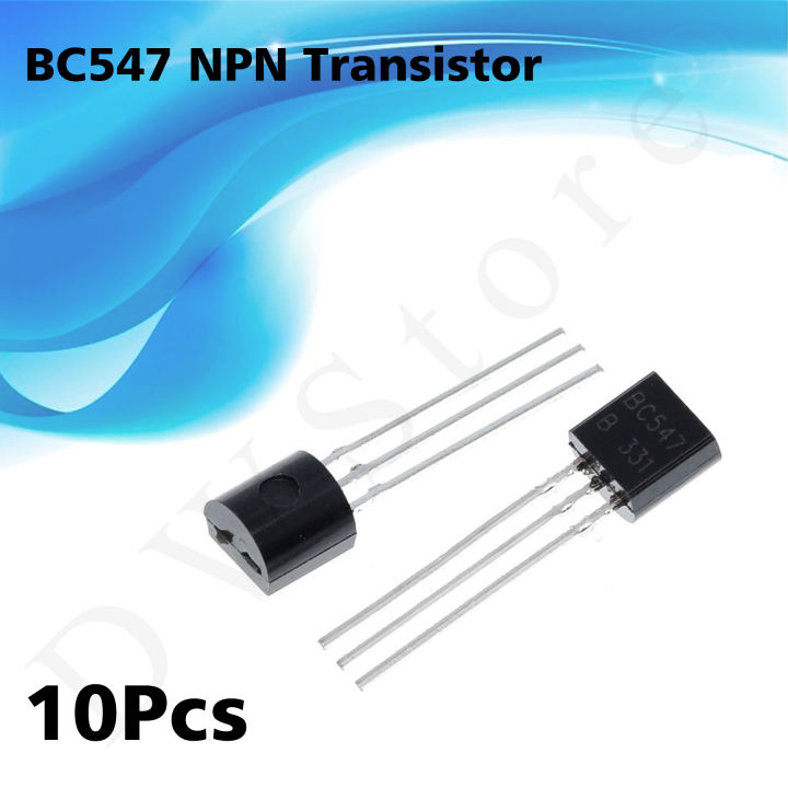 10pcs/Lot Transistor DIP BC547 TO-92 0.1A 45V NPN BC 547 Transistors | Daraz.lk