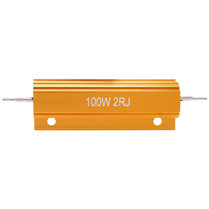 Gold Aluminum Clad Power Resistor Resistance 100W, 2 Ohm 2R | Daraz.lk