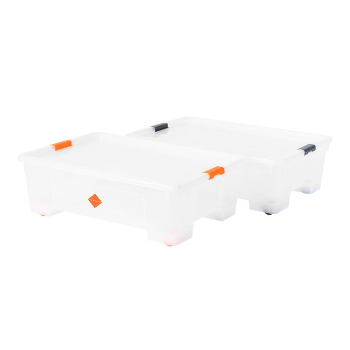 Phoenix 30L storage box transparent Baby storage box Heavy duty plastic ...