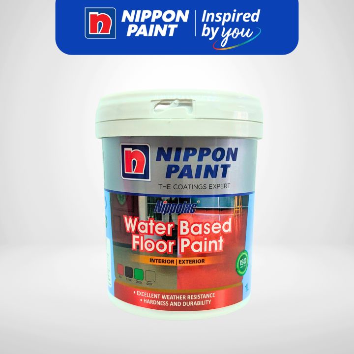 Nippon Water Based Floor Paint Black 1L | Daraz.lk