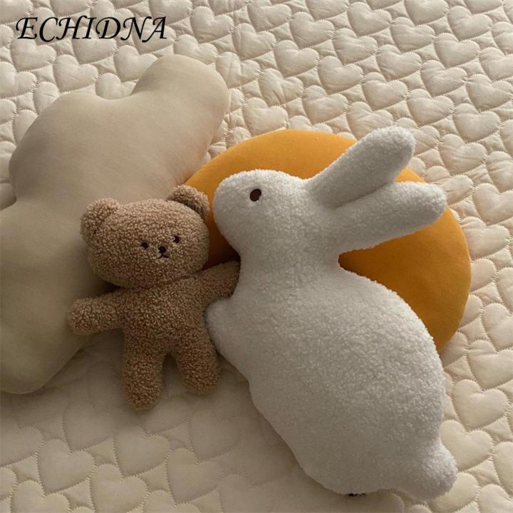 ECHIDNA Rabbit Plush Toy Long Ears Anxiety Relief Comfort Stuffed ...