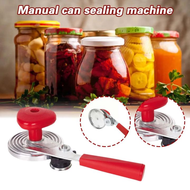 Manual Cans Sealing Machine For Seaming Glass Jars Sealer Beader Press ...