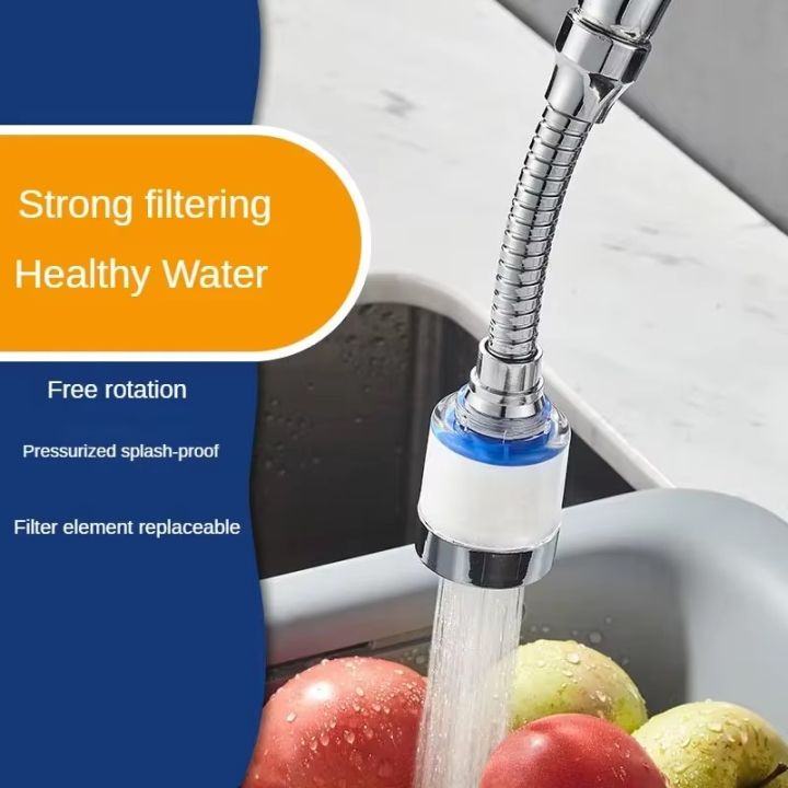 360 Rotatable Stainless Steel Water fwft Filtering Faucet Tap Pure ...