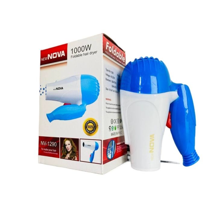 NOVA 1000W Foldable Hair Dryer | Daraz.lk