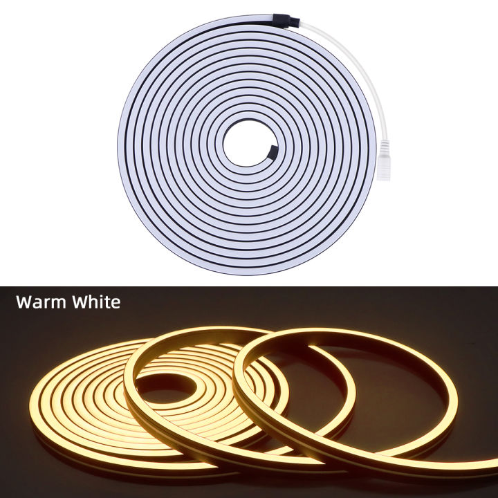 1 Roll Flexible LED Neon Strip 6MMx12MM Soft Black Silica Gel Tube Led ...