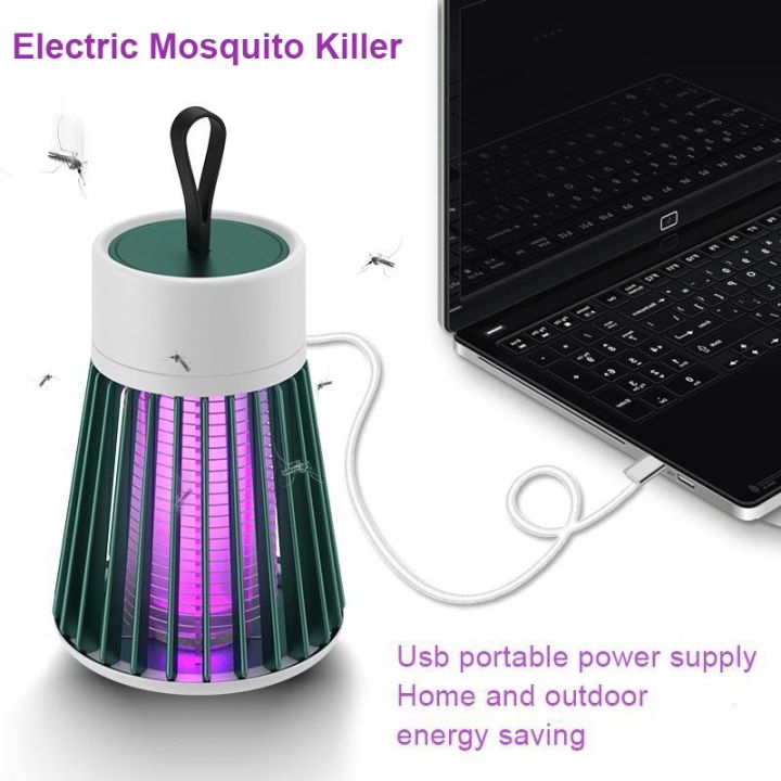 Outdoor Electric Shock Mosquito Killer Lamp Bedroom USB Fly Trap Zapper ...