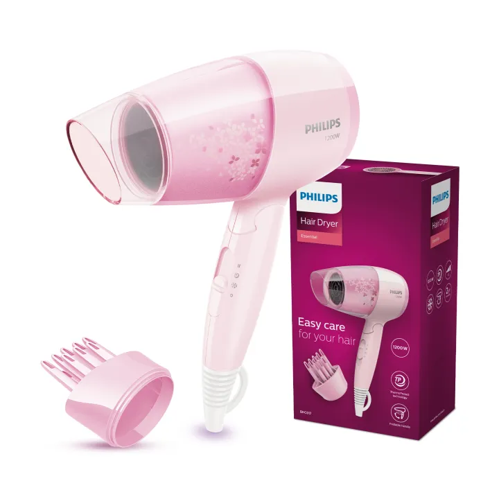 Philips 1200W Thermoprotect Compact Hair Dryer with Narrow Concentrator ...