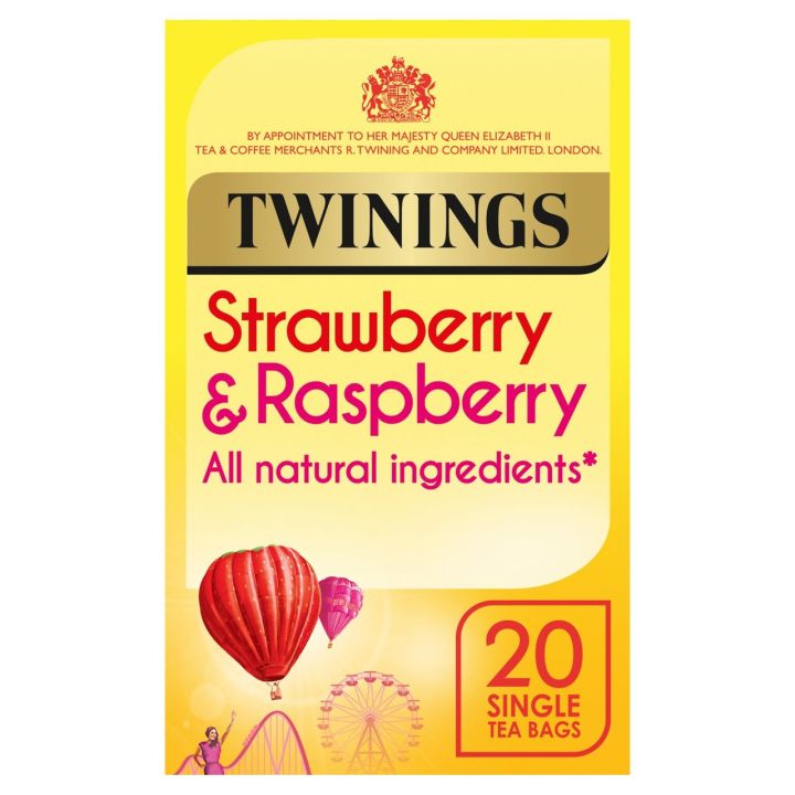 Twinings Strawberry & Raspberry Tea Bags 20s 40g(UK) | Daraz.lk