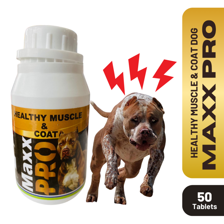 Maxx Pro Muscle & Coat Health for Dogs (50 Tablets) | Daraz.lk