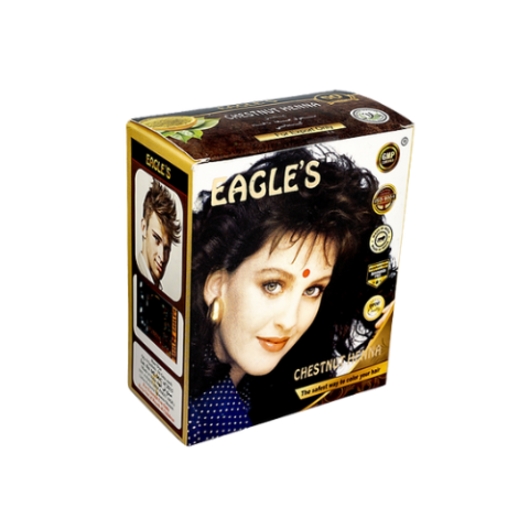 NOORANI / EAGLE'S Henna Hair Dye 10g*6t Chestnut (FROM MALAYSIA) | Daraz.lk