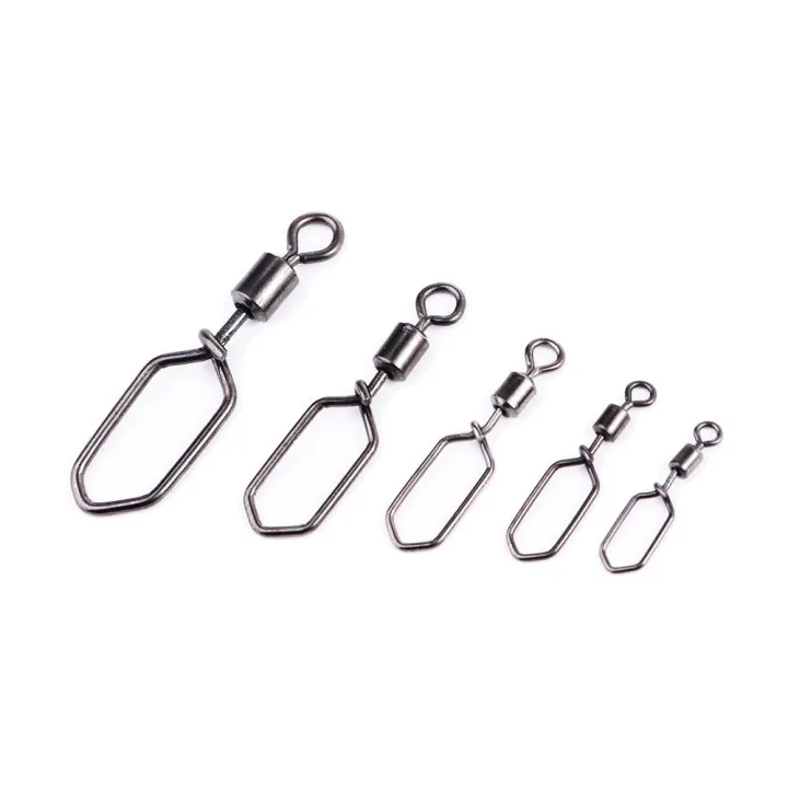 High Strength Reinforced Corrosion Resistant Barrel Swivel Lure Hook ...