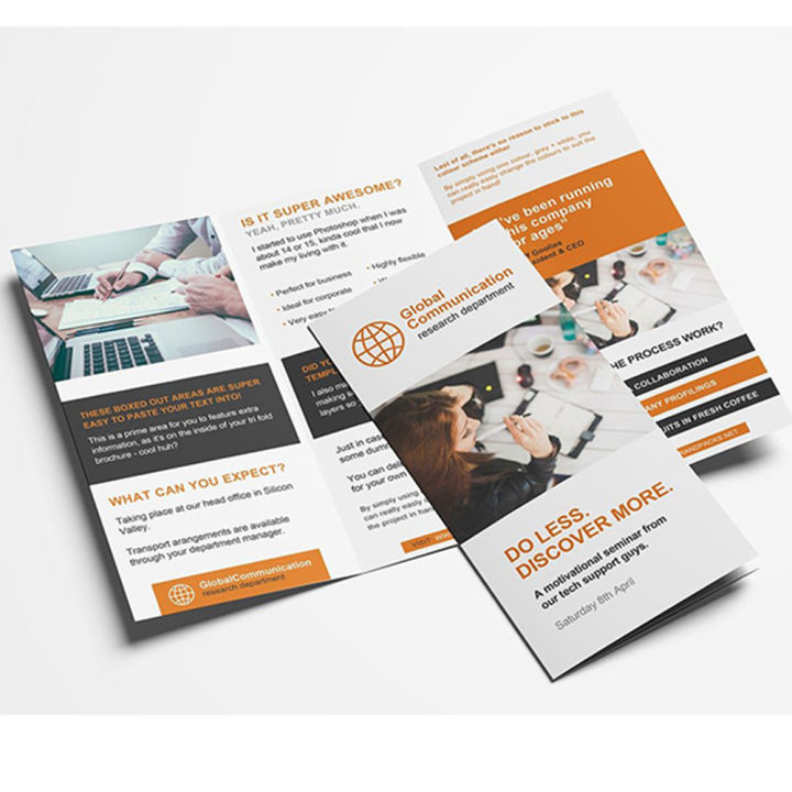 Custom Flyer Booklet Brochure Manual Pamphlet Leaflet Catalogue ...