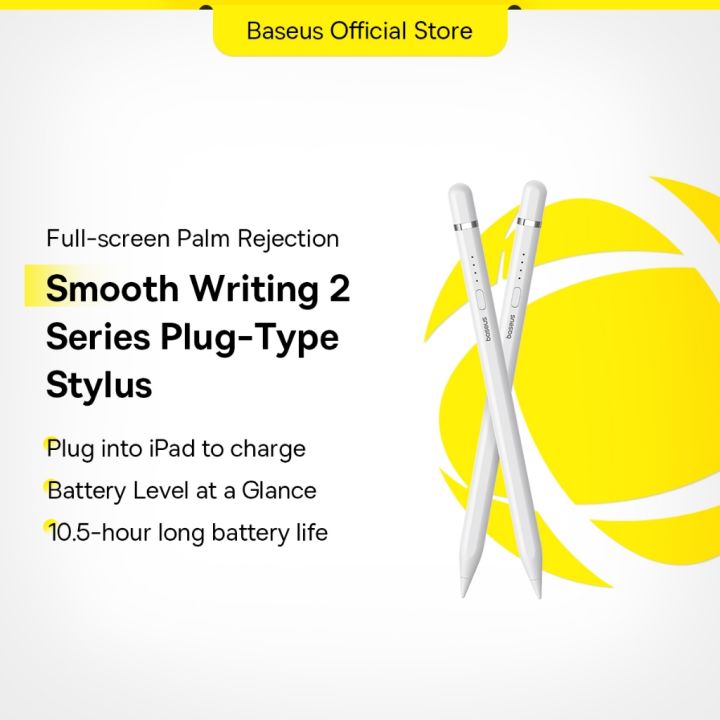 Baseus Smooth Writing 2 Series Plug-Type Stylus Pen Support iP USB-C ...