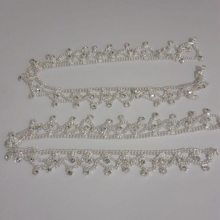 Silver color anklet | Daraz.lk
