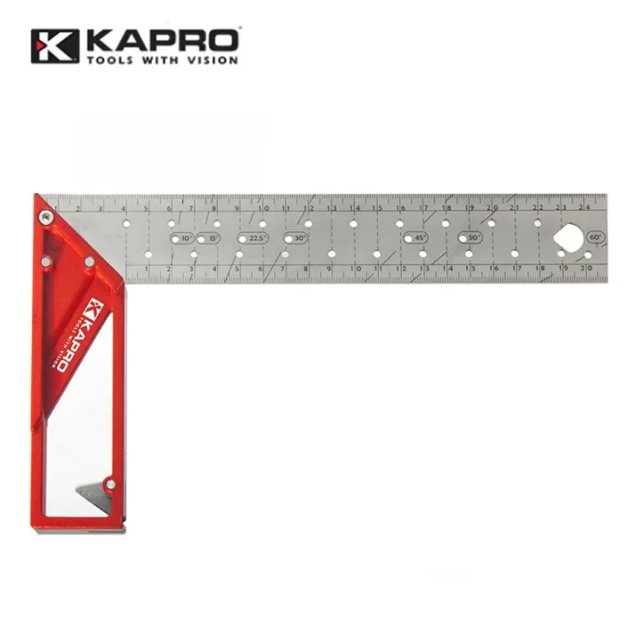 Kapro 25cm Multifunction Stainless Steel Metal Swanson Try Square Angle ...