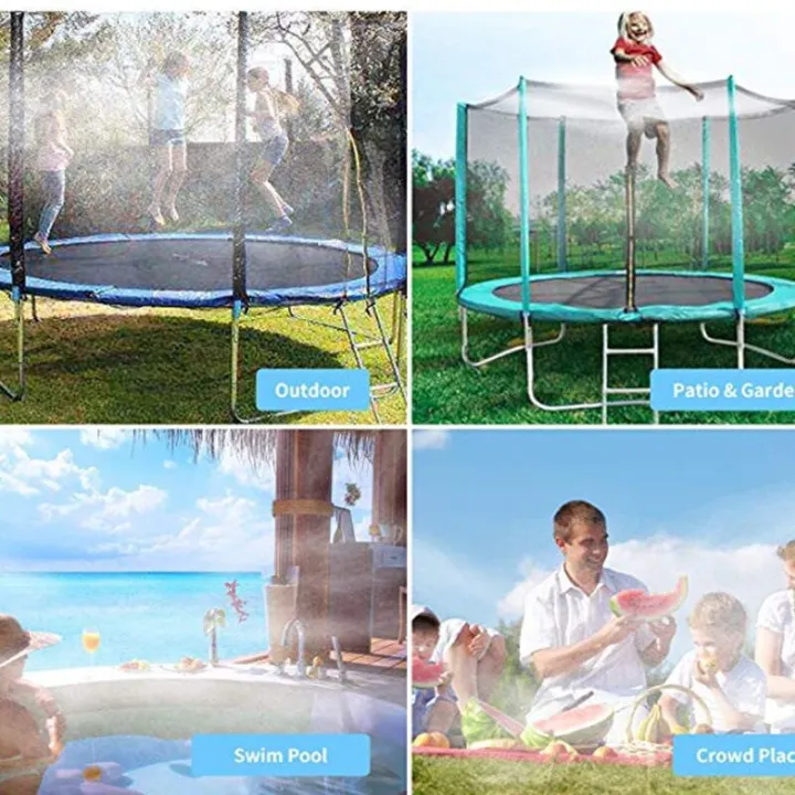 Trampoline Sprinkler Kit Summer Outdoor Toy Sprinkler Trampoline Spray ...