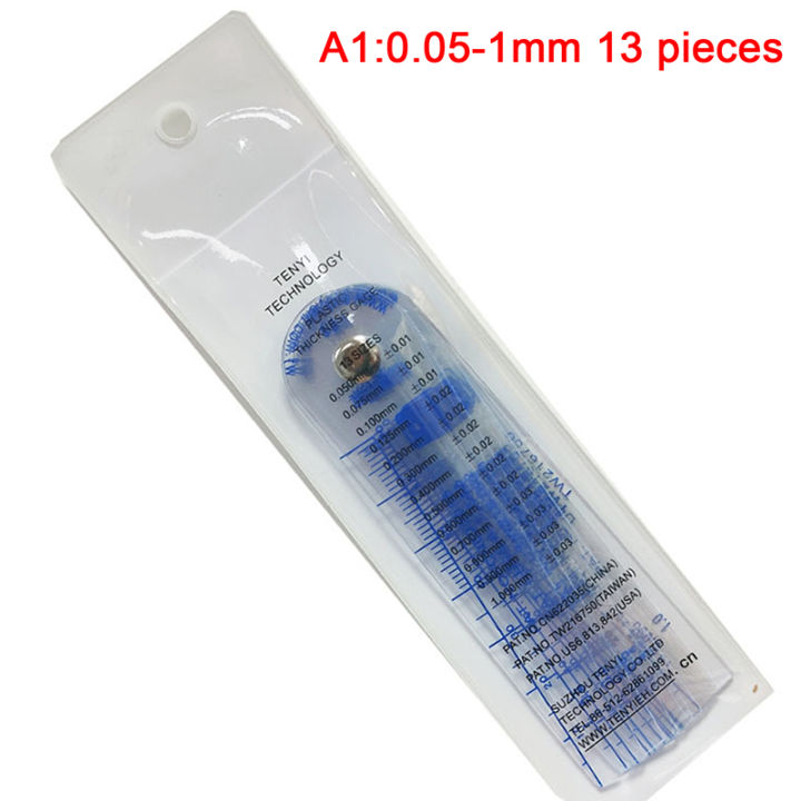0.05-1mm Thickness Plastic Metric Filler Feeler Gauge | Daraz.lk