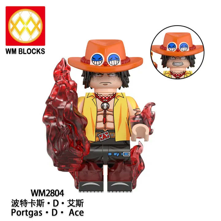 【Cheap】Compatible with LEGO One Piece Anime Series Ace Monkey D. Luffy ...