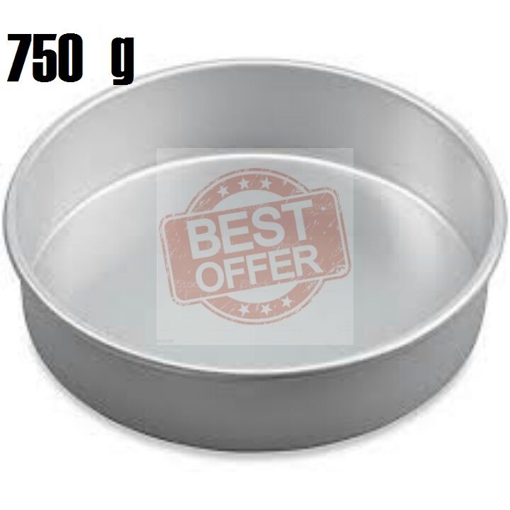 Round shape cake baking pan Superb Quality Aluminium Mould 750g | Daraz.lk