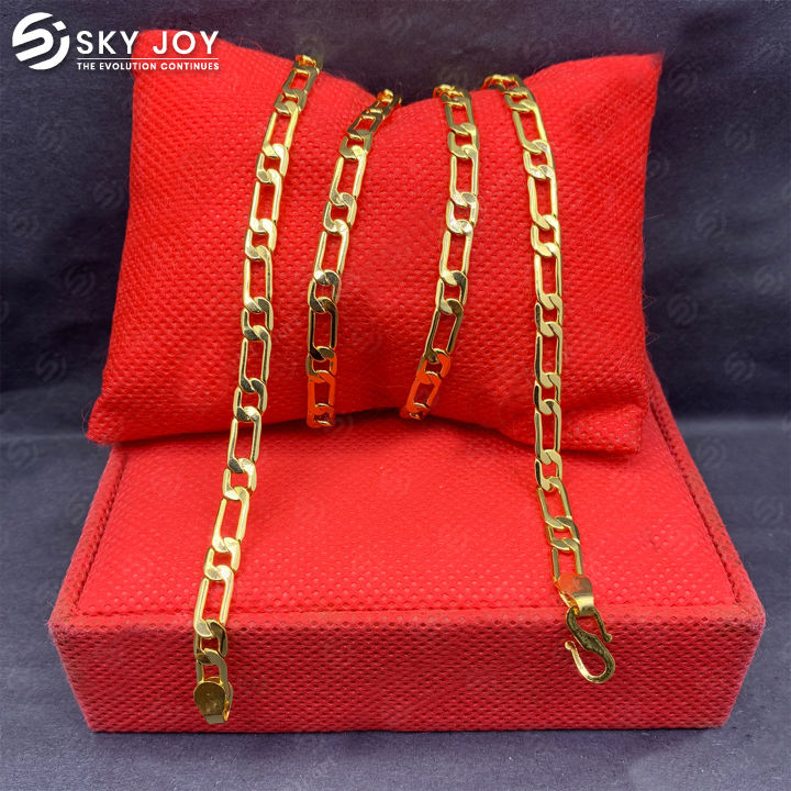 Gold Plated Lara Chain 24 inch Guaranteed Stylish Design For Men With ...