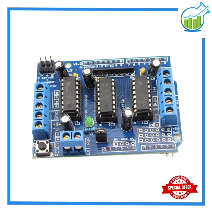 L293d Motor Driver Shield For Arduino Daraz Lk