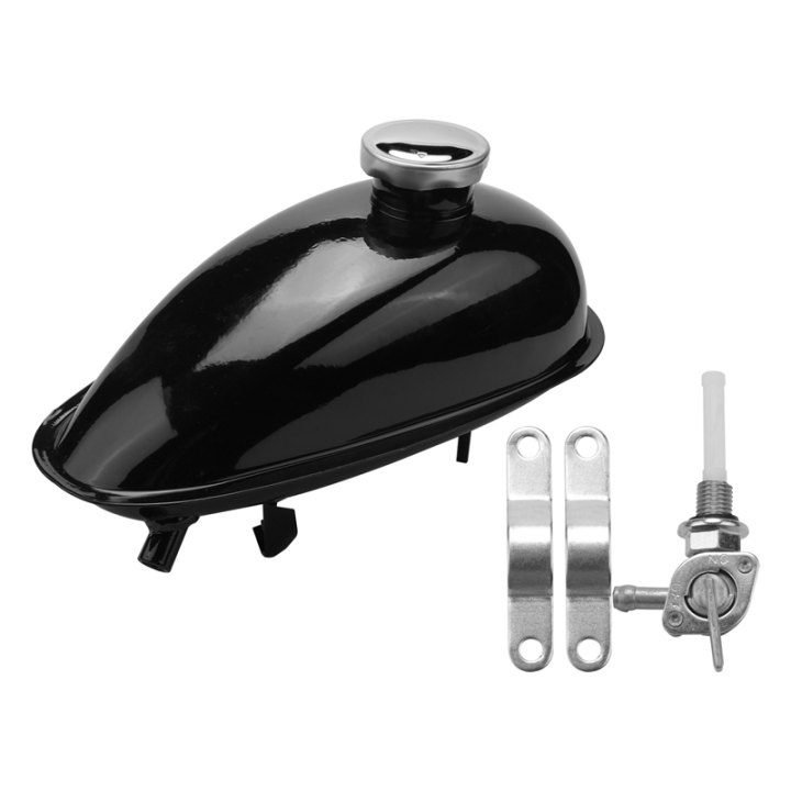 OYPFXMI 2L Motorized Bike Motorcycle Fuel Tank Fit for 49Cc 50Cc 60Cc 66Cc 80Cc Engine Motorized ...
