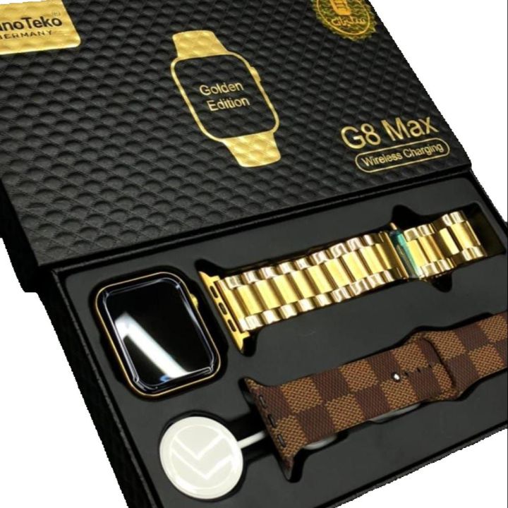 Haino Teko G8 Max Gold Edition Smart Watch | 45mm | INeedz Nexus 75010 ...