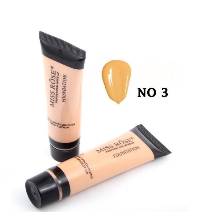 Miss Rose Foundation Natural Moisturizing Uv Protection #03 | Daraz.lk