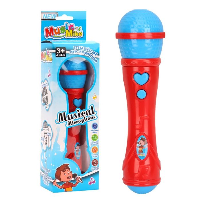 Children's Simulation Plastic Microphone Sound Amplifier Microphone Toy ...