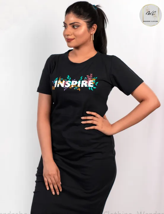 Inspire Design Print Cotton Frock | Daraz.lk