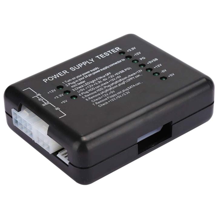 Universal PC Power Supply Tester, ATX Power Supply Tester, Durable for ...