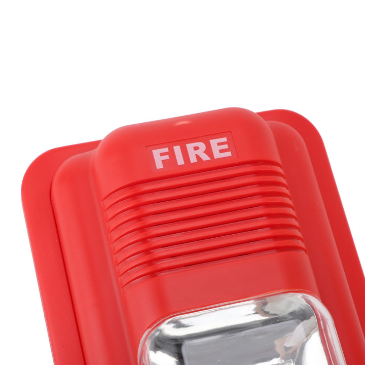 Fire Alert System Red Light Sound and Light Fire Alarm for Hotels for ...