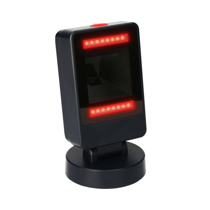 CHITENG Desktop 1D 2D QR Omnidrectional Barcode Scanner Platform USB ...