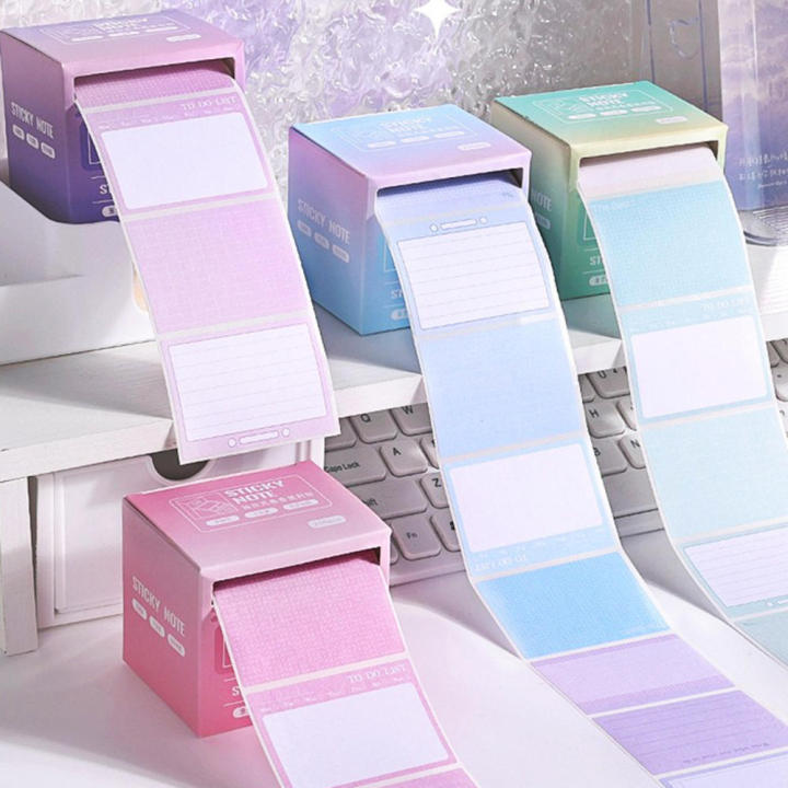 6 Colors Pull-Out Sticky Notes Fine Printing Writing Paper Kappa Bear ...