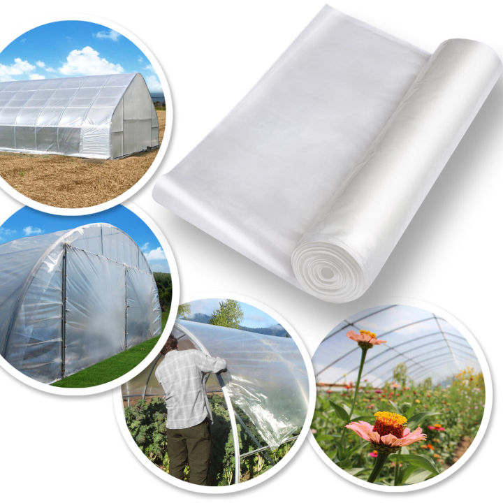 UV Treated Polythene for Greenhouse polytunnel 200 Micron 6M width Made ...