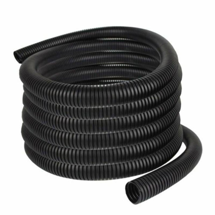 30M 1/4 3/8 Protective Tube Split Wire Loom Conduit Polyethylene Black ...