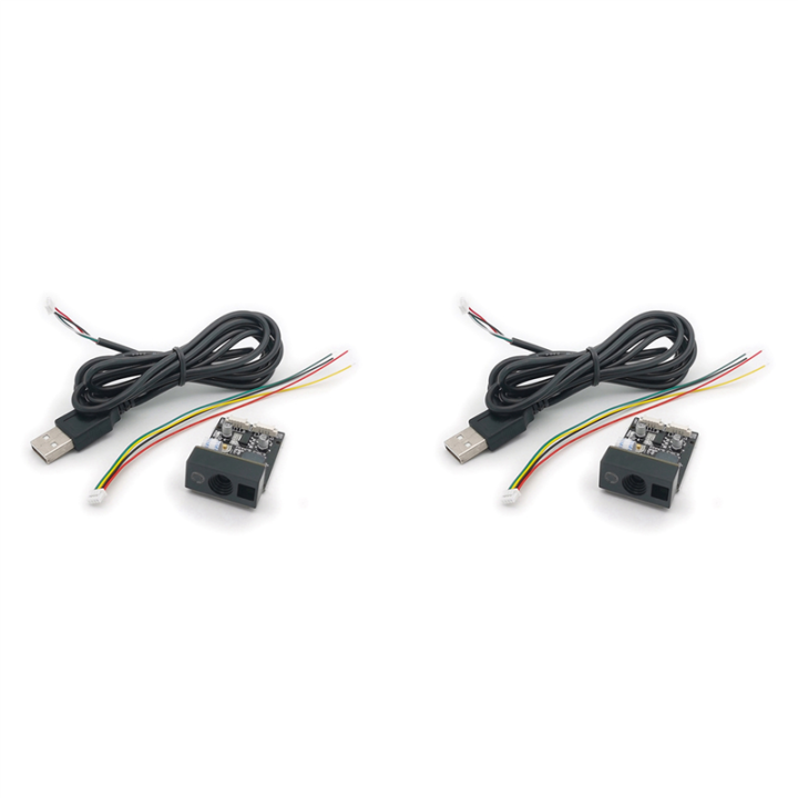 2x Gm865 1d 2d Barcode Scanner Usb Ttl Bar Code Reader Qr Code Module Cmos With Cable For Bus