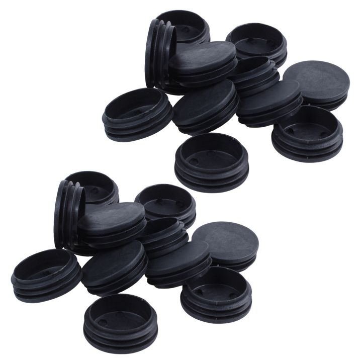 Blanking End Round Tube Inserts Cap Cover 50mm Dia Black 24 Pcs | Daraz.lk