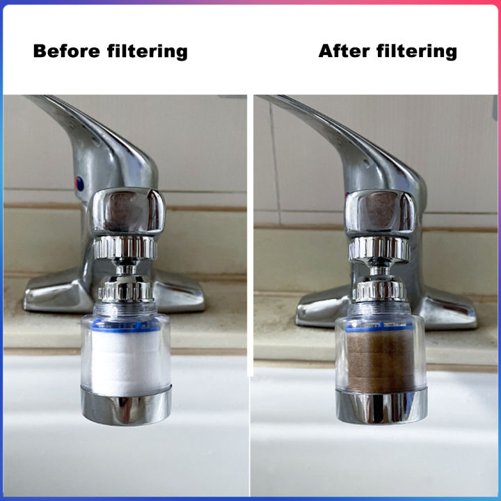 360 Degree Water Filter Tap Interchangeable Filter Element Tap ...