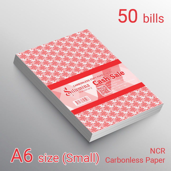 Bill Book Cash Sale Invoice On Approval Small A6 (11cm x 15cm) 50 Bills ...