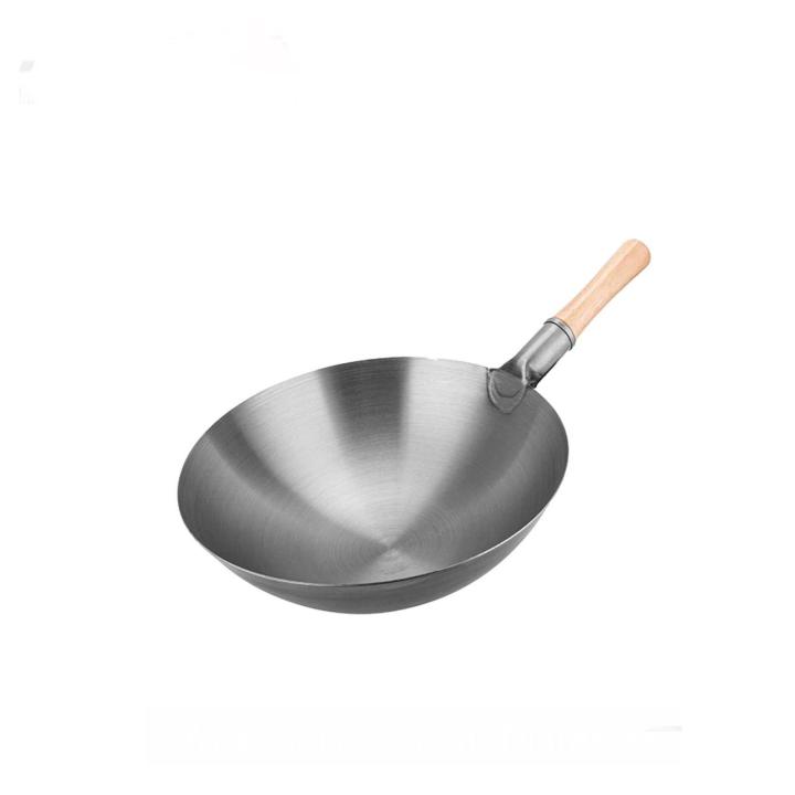 stainless steel polish rice pan Wok pan / koththu pan high quality size ...