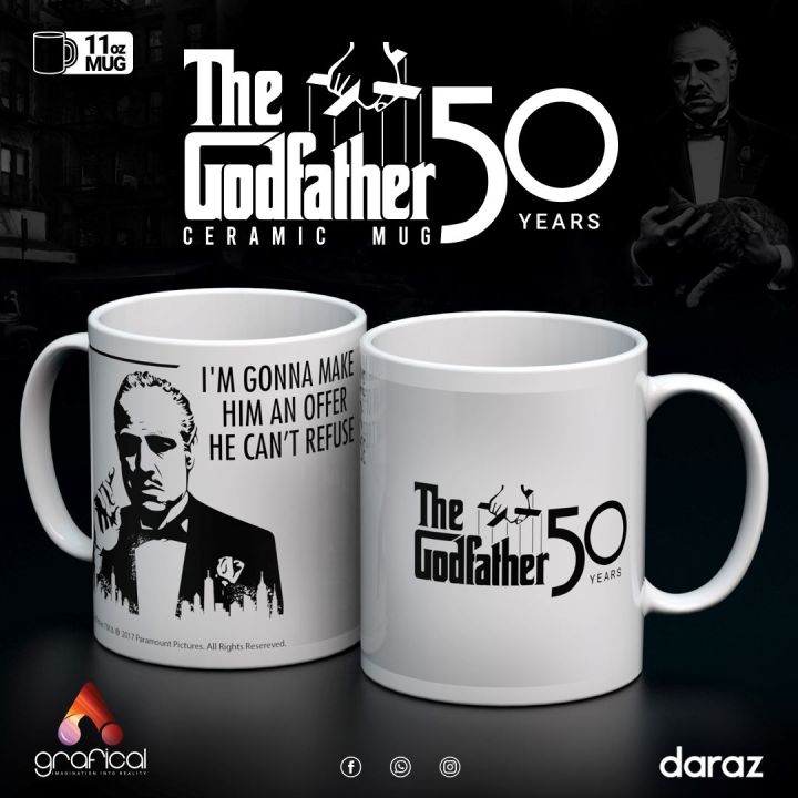 THE GODFATHER 50 YEARS - CERAMIC MUG | Daraz.lk