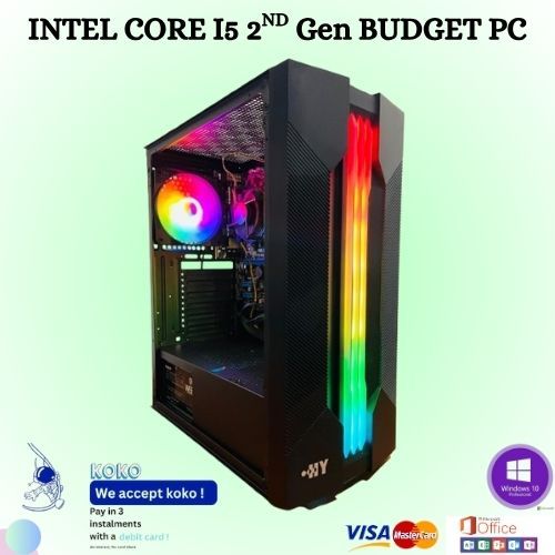 Intel Core I5 2nd Gen Gaming Budget Desktop PC | 8GB Ram | 500GB HDD ...