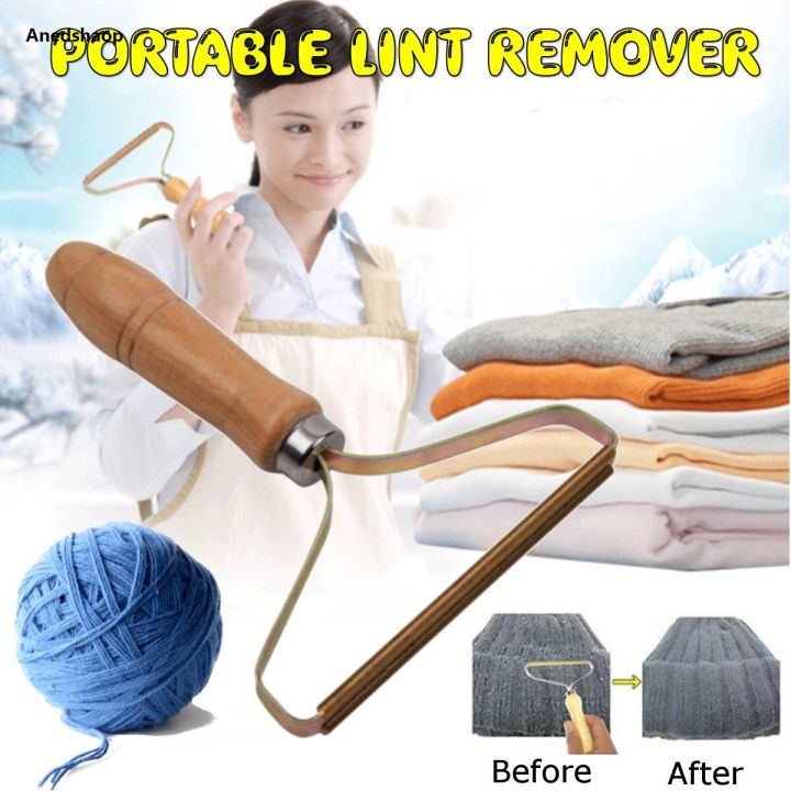 Anedshaop Portable Lint Remover Pilling Machine Wooden Portable ...