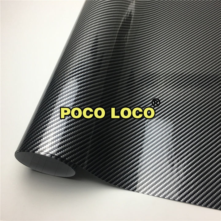 【Exclusive Offer】2D/3D/4D/5D/6D Black Carbon Fiber Vinyl Film Sheets ...