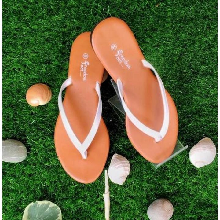 Freedom Feet High Quality two strap Flat Slipper | Daraz.lk