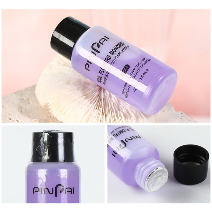 40ml Acrylic Liquid Monomer Crystal Nail Art Nail Extension Carving ...